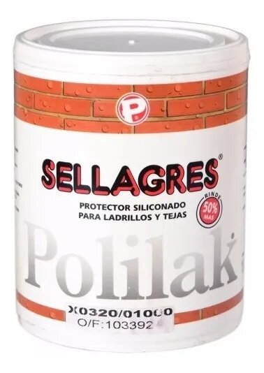 Protector Para Ladrillos Silicona Sellagres Polilak – Pinturerías Boulogne